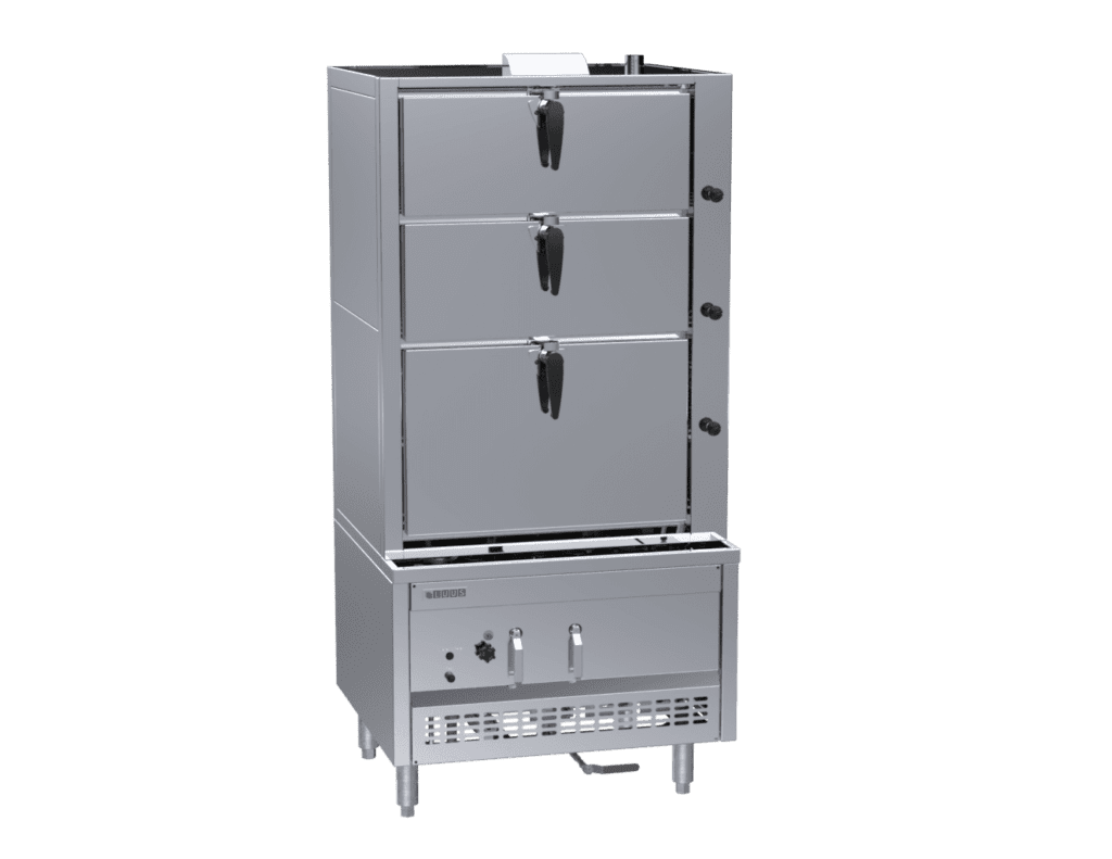 Luus 900mm 3 Deck Steam Cabinet | Commercial Kitchen Company