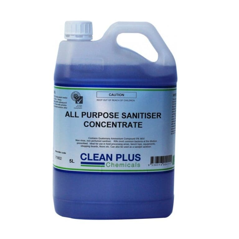 Clean Plus All Purpose Sanitiser 5L x 4 | Commercial Kitchen Company
