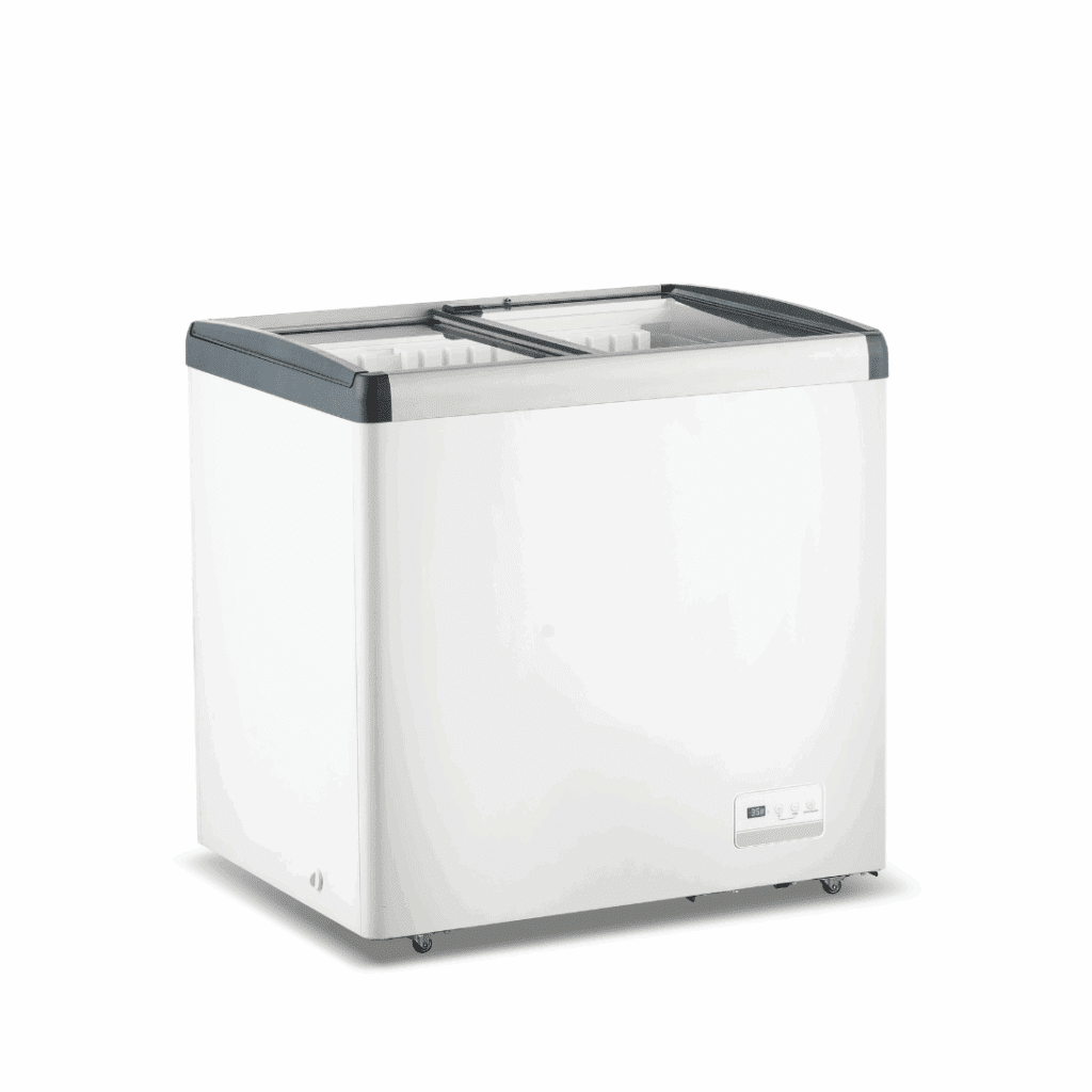 Thermaster 256l Chest Freezer With Flat Glass Sliding Lids | Commercial ...