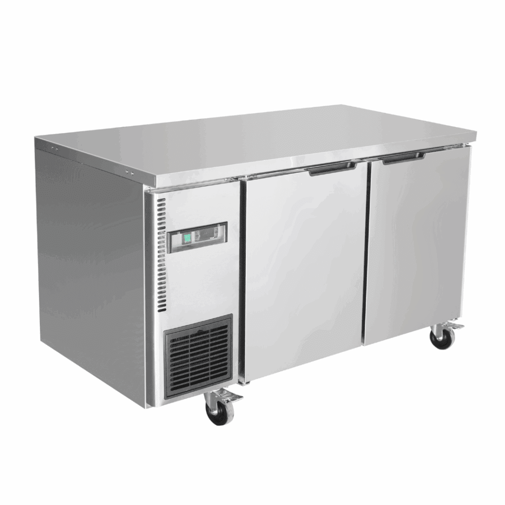 Thermaster Stainless Steel Double Door Workbench Fridge - TL1200TN ...